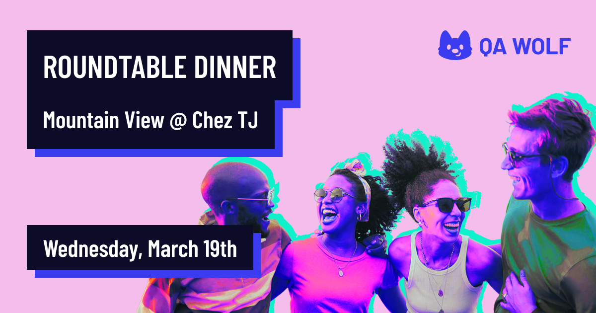 QA Wolf Events | Roundtable dinner